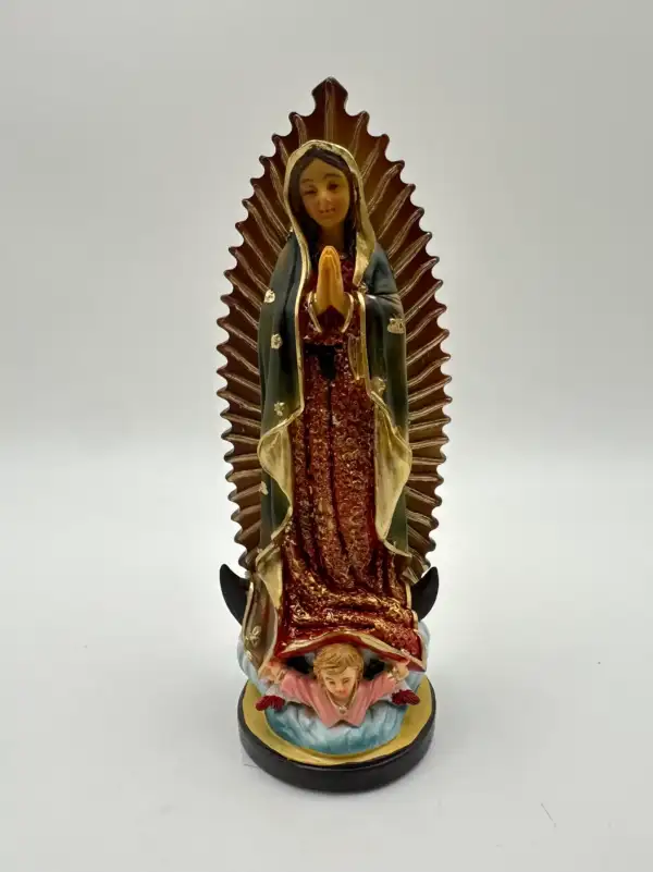 Figura Virgen De Guadalupe 13 Cm - La Calva Mística | Tienda Esotérica ...